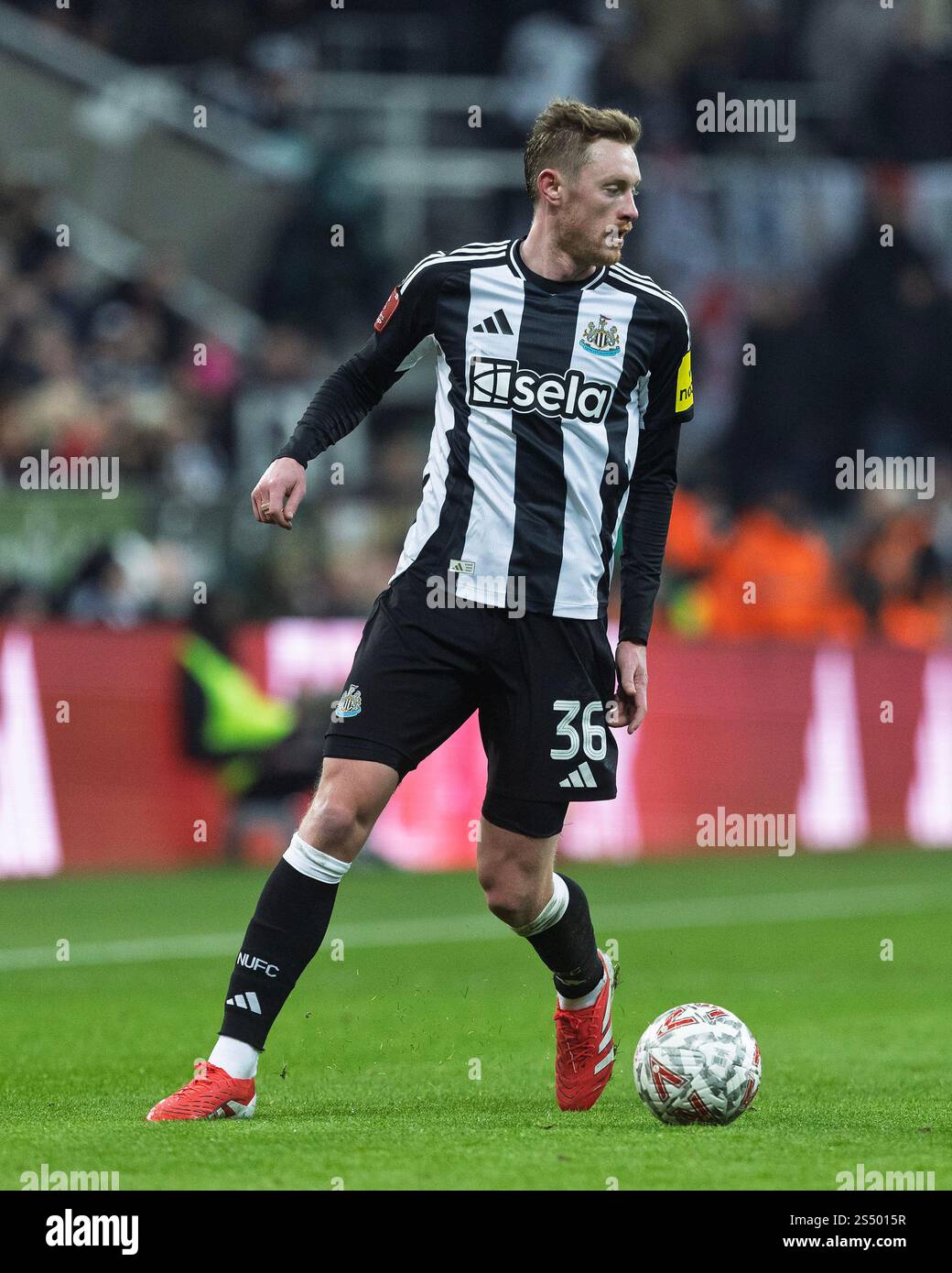 Newcastle United's Sean Longstaff is seen in action during the Emirates ...