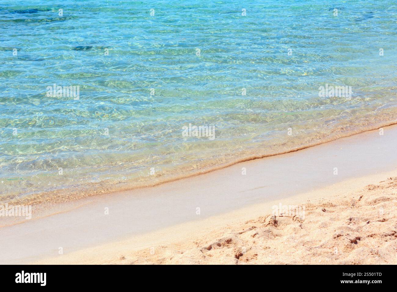 Beautiful sandy beach blue sea hi-res stock photography and images - Alamy