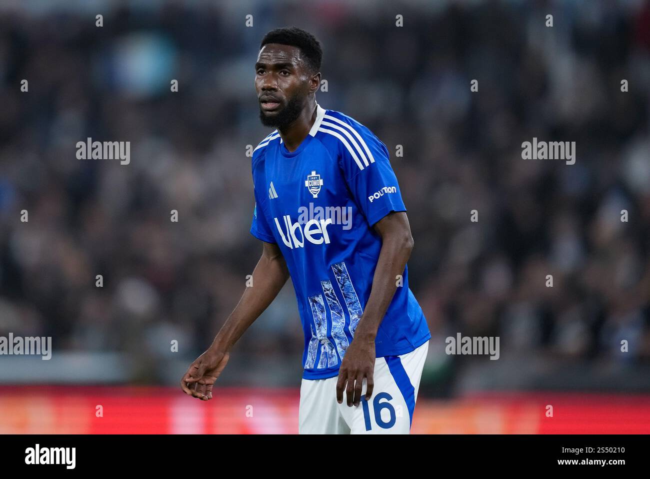 Rome, Italy. 10th Jan, 2025. Alieu Fadera of Como 1907 during the Serie ...