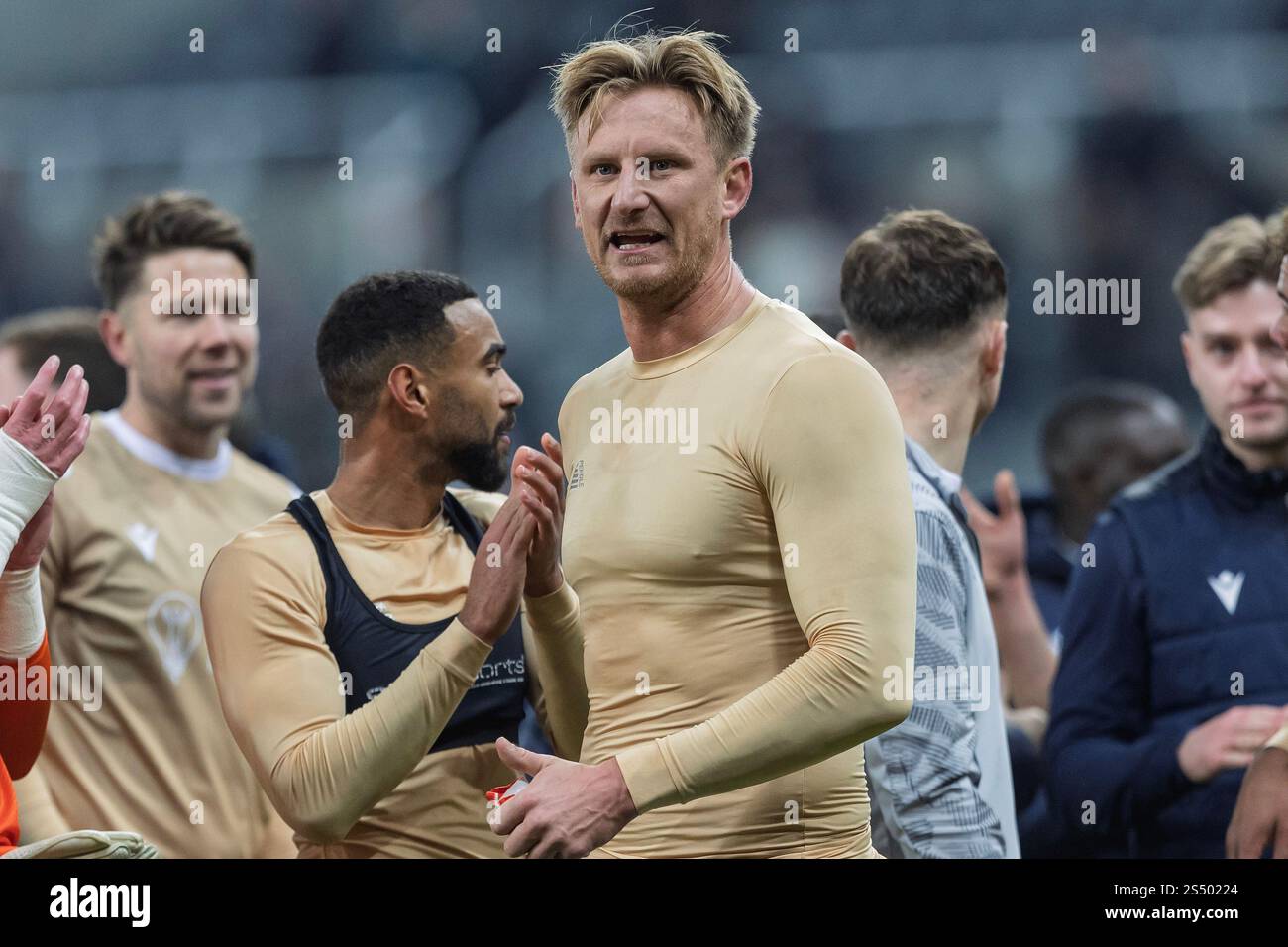 Bromley's Byron Webster is seen after the Emirates FA Cup Third Round ...