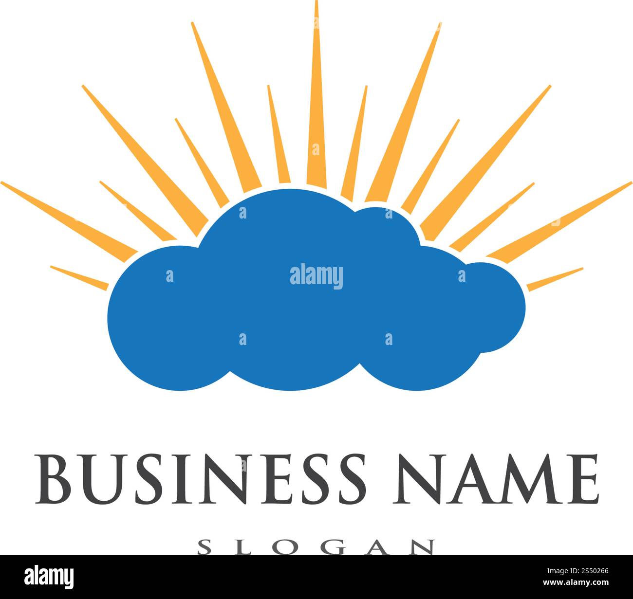 cloud vector logo template design vector Stock Vector Image & Art - Alamy