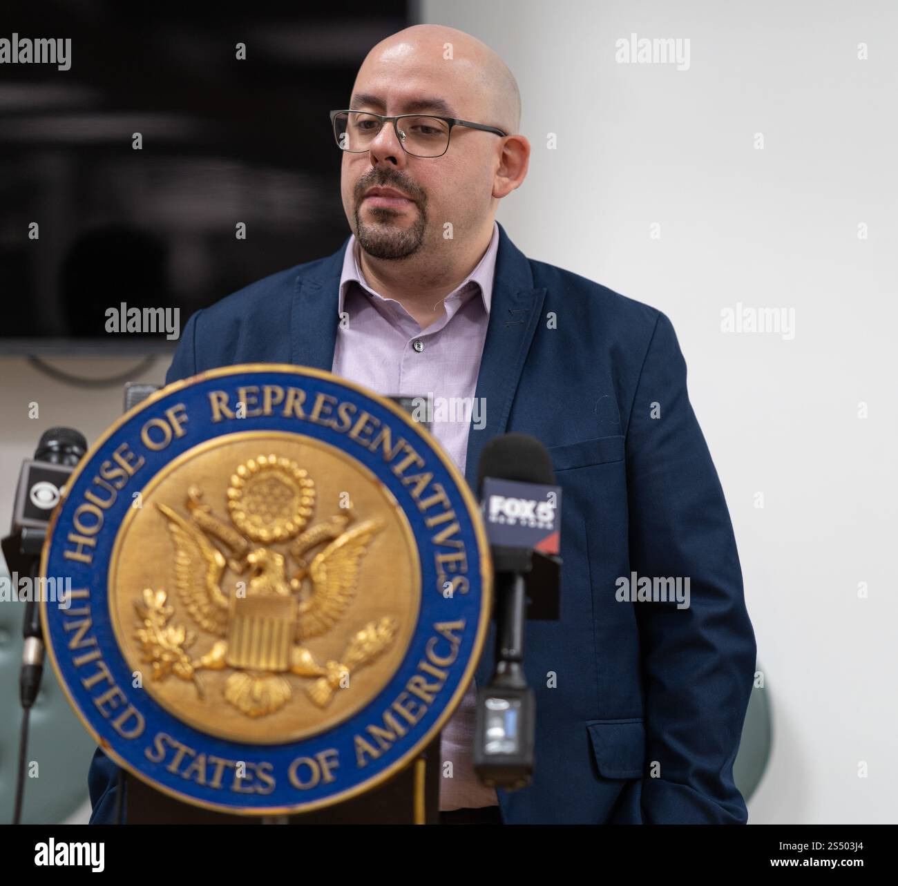 Bronx, USA. 13th Jan, 2025. Pedro Suarez Third Avenue BID Executive ...