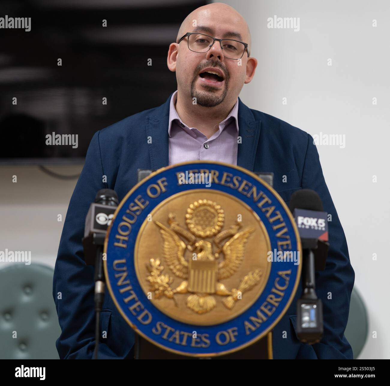 U.S. Representative Ritchie Torres held a press conference in the Bronx ...