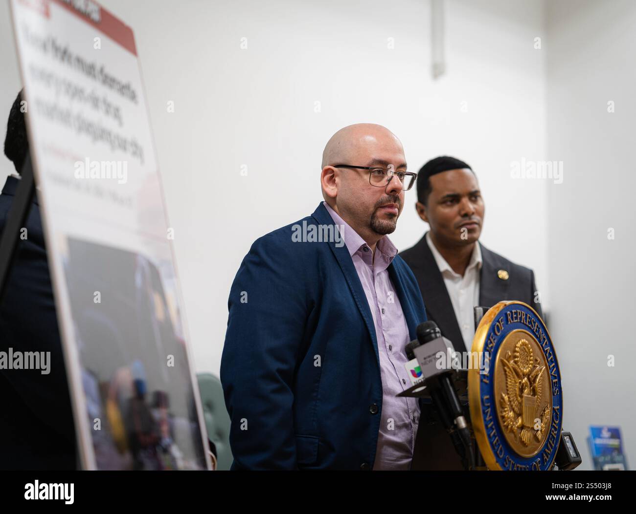 Bronx, USA. 13th Jan, 2025. Pedro Suarez Third Avenue BID Executive ...