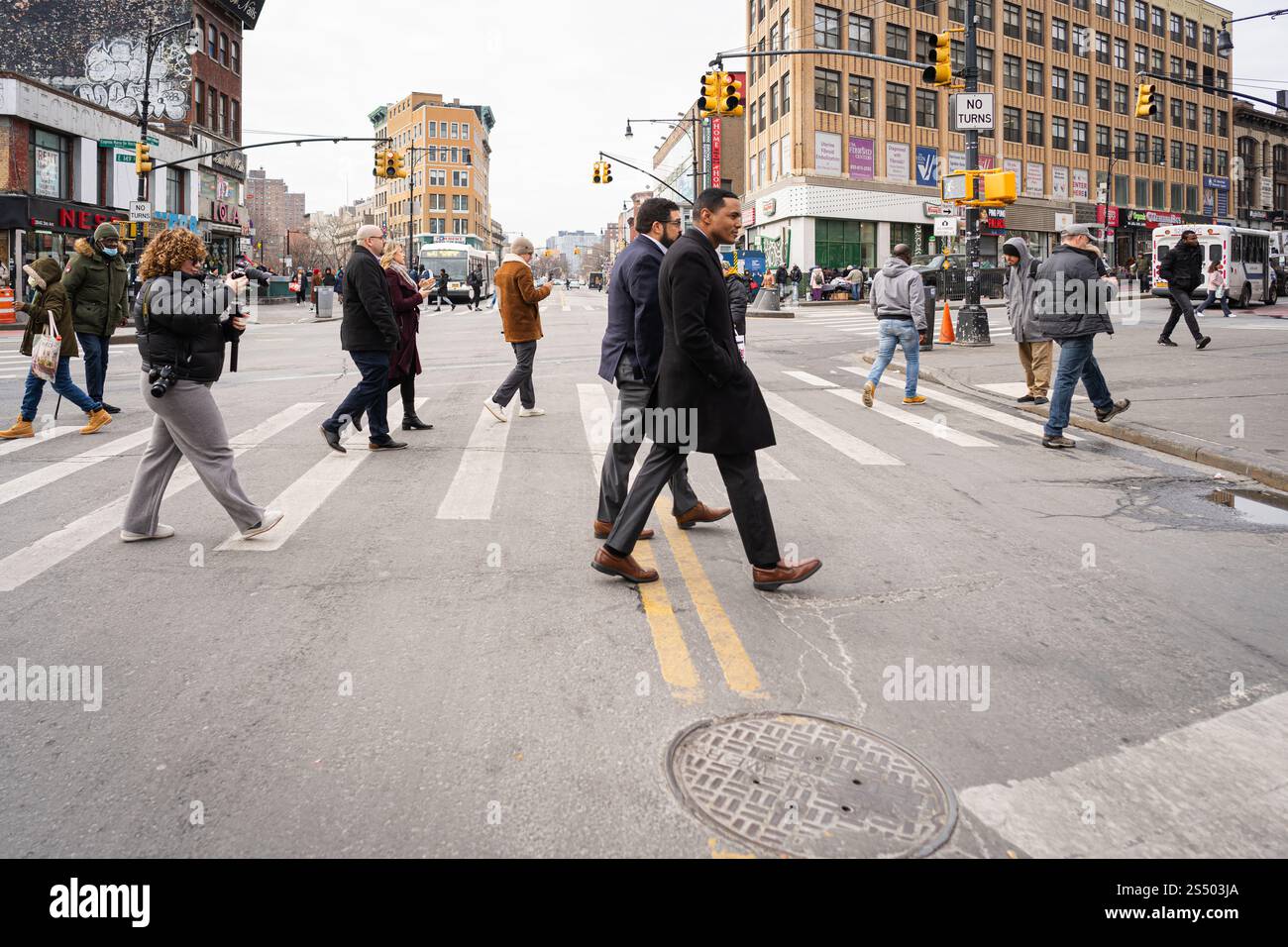 Bronx, USA. 13th Jan, 2025. U.S. Representative Ritchie Torres held a ...