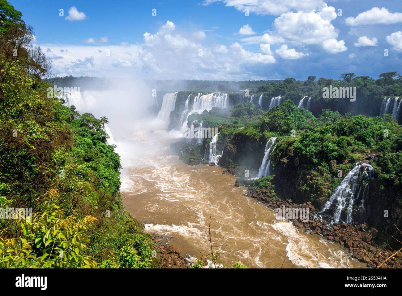 Iguazu Falls National Park Tropical Waterfalls And Rainforest