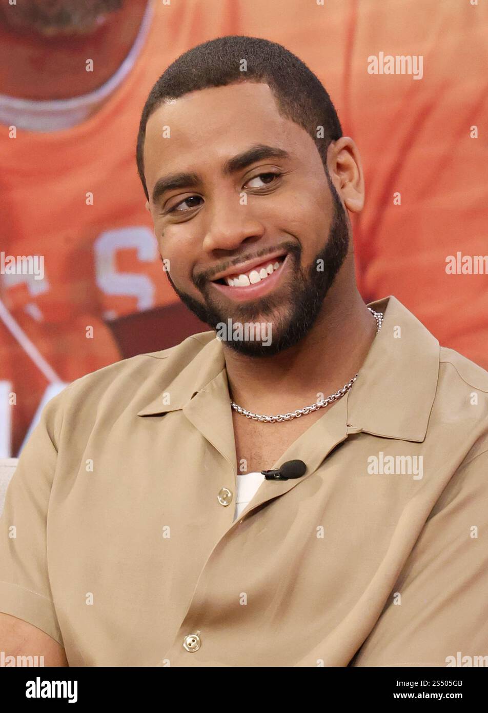 DORAL, FLORIDA - JANUARY 13: Jharrel Jerome is seen at Univision's ...