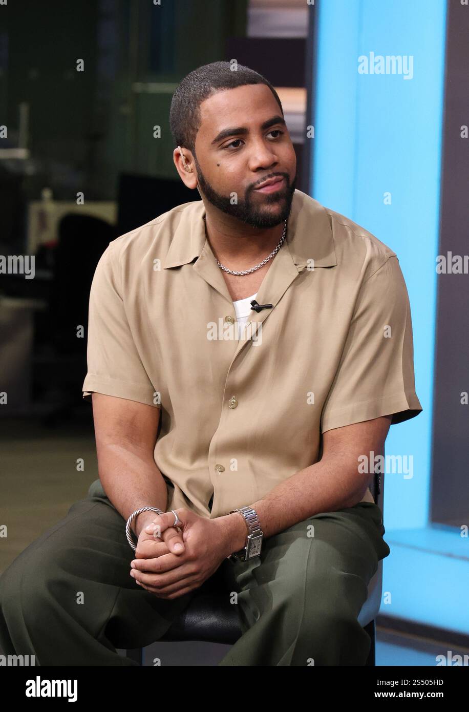 DORAL, FLORIDA - JANUARY 13: Jharrel Jerome is seen at Univision's "La ...