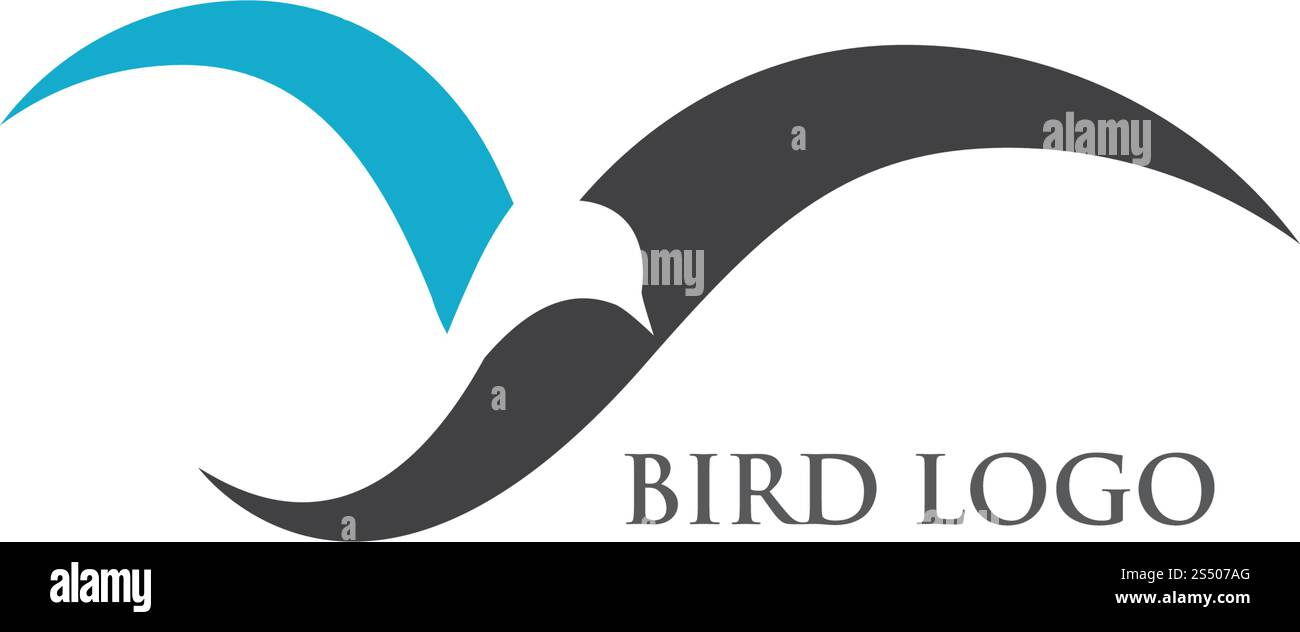 Bird wing Logo Template vector illustration Stock Vector Image & Art ...