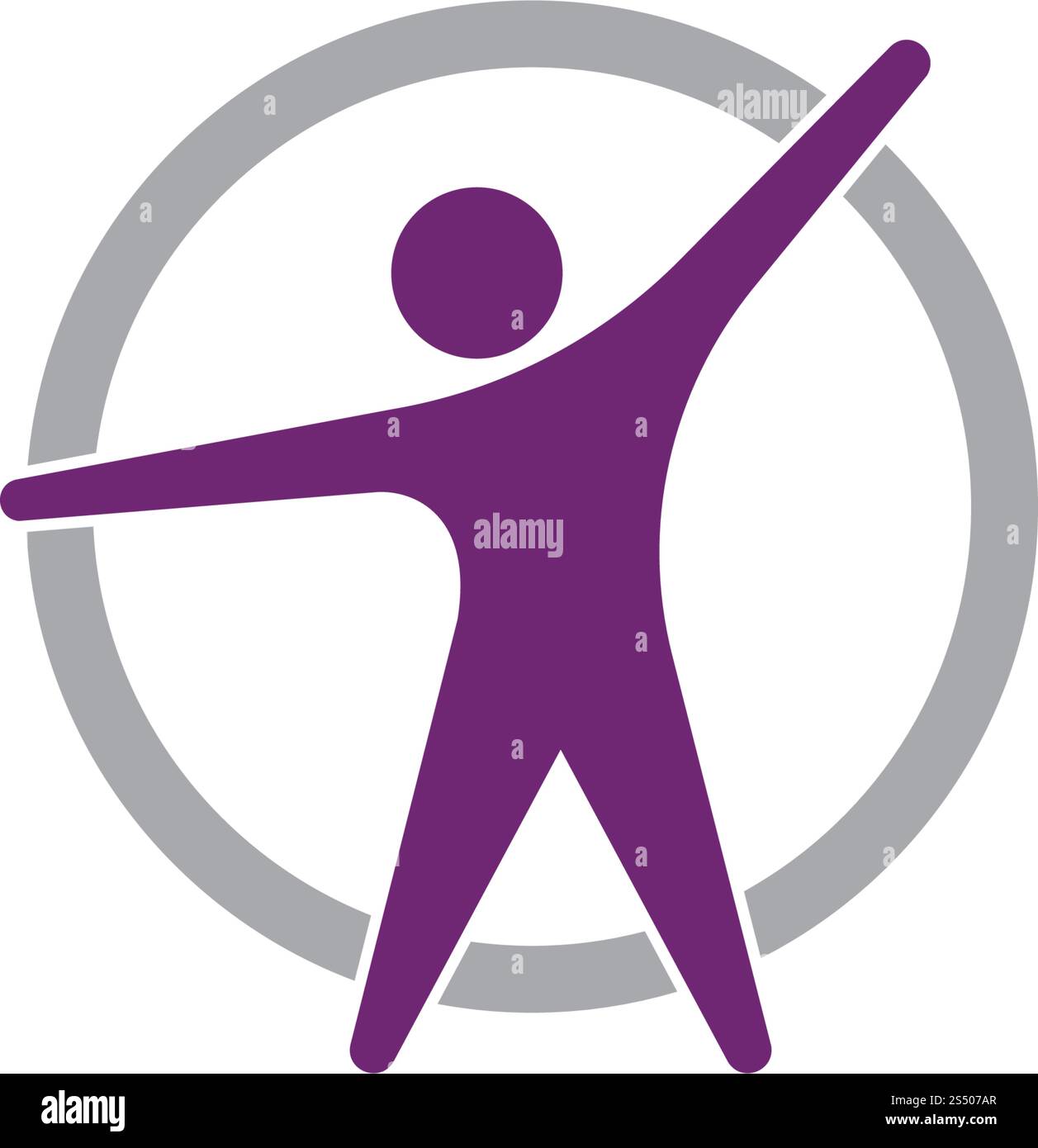 Human character logo sign Health care logo sign Stock Vector Image ...