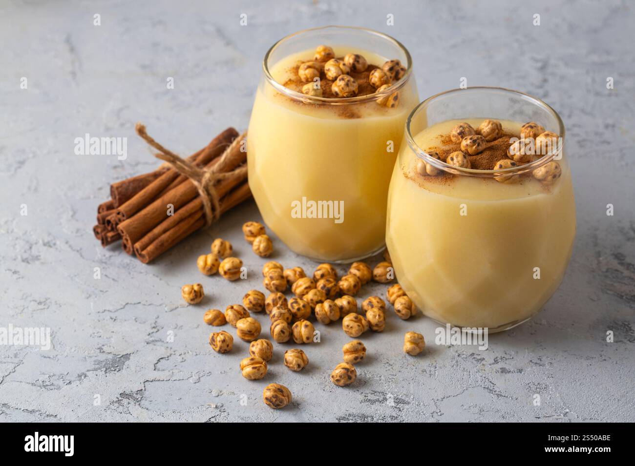 Boza or Bosa, traditional Turkish drink with roasted chickpea Boza or ...
