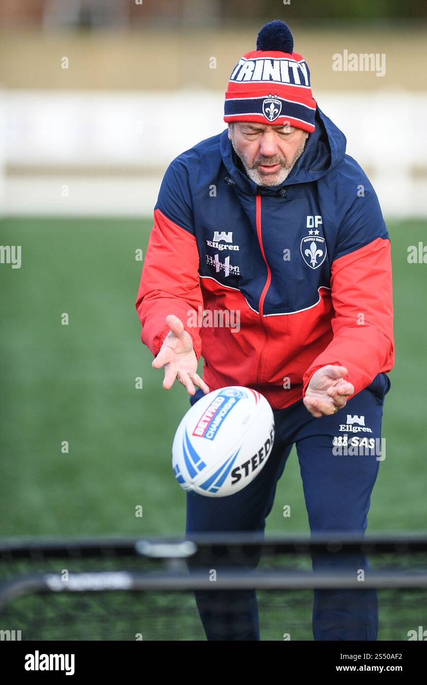 Wakefield, England - 16th December 2024 - Darryl Powell Head Coach of ...