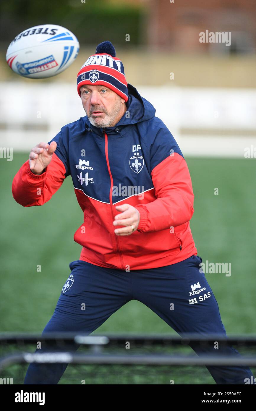 Wakefield, England - 16th December 2024 - Darryl Powell Head Coach of ...