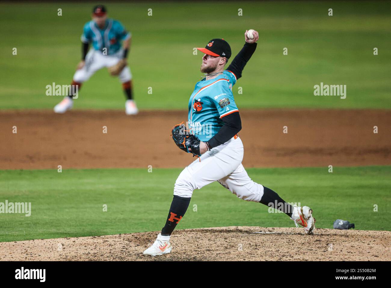 HERMOSILLO, MEXICO - JANUARY 11: Richard Thomas Karcher, relief pitcher ...