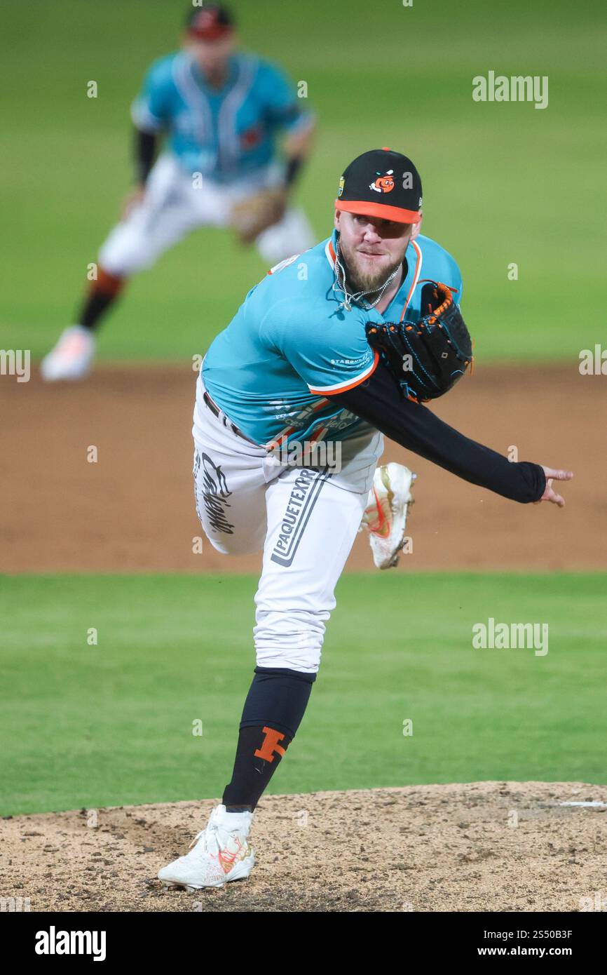 HERMOSILLO, MEXICO - JANUARY 11: Richard Thomas Karcher, relief pitcher ...