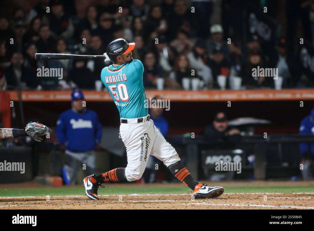 HERMOSILLO, MEXICO - JANUARY 11: Agustin Murillo ,during game 1 of the ...
