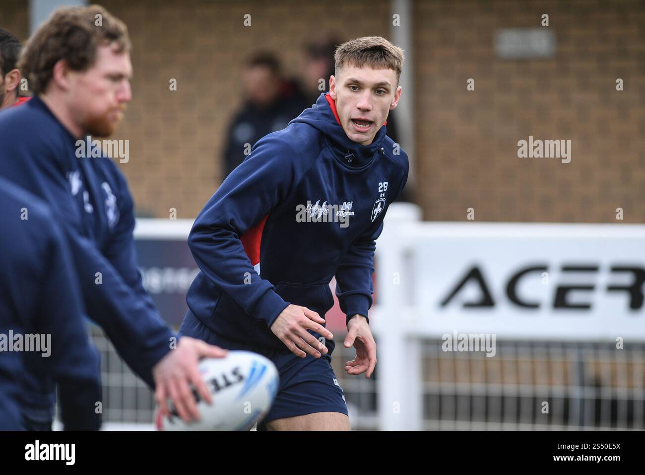 Wakefield, England - 16th December 2024 - Wakefield Trinity's Noah ...