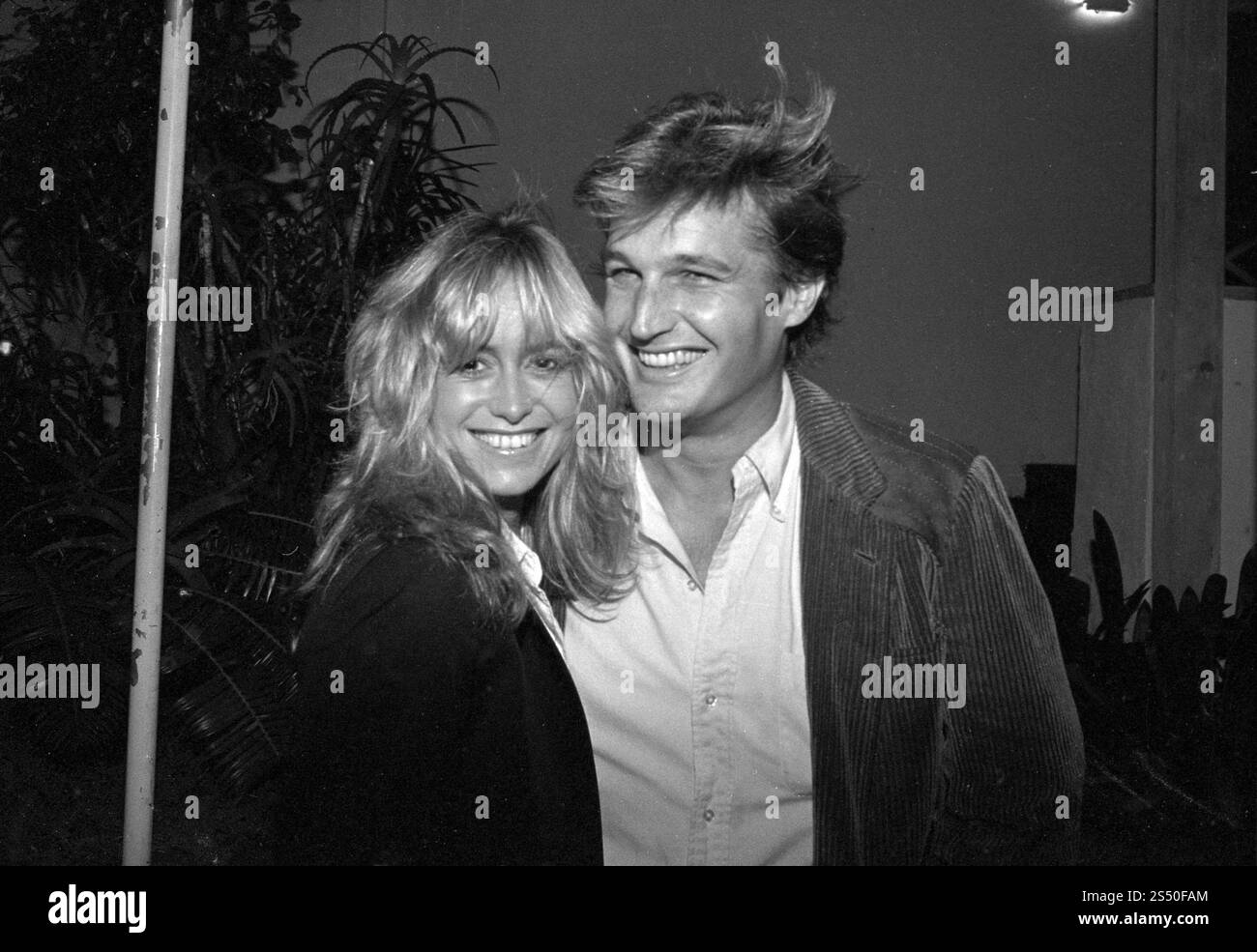 Susan George and Matt Collins Circa 1980's Credit: Ralph Dominguez ...