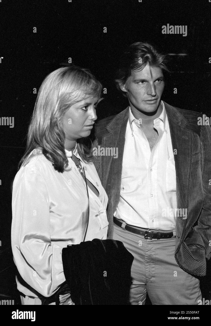 Susan George and Matt Collins Circa 1980's Credit: Ralph Dominguez ...