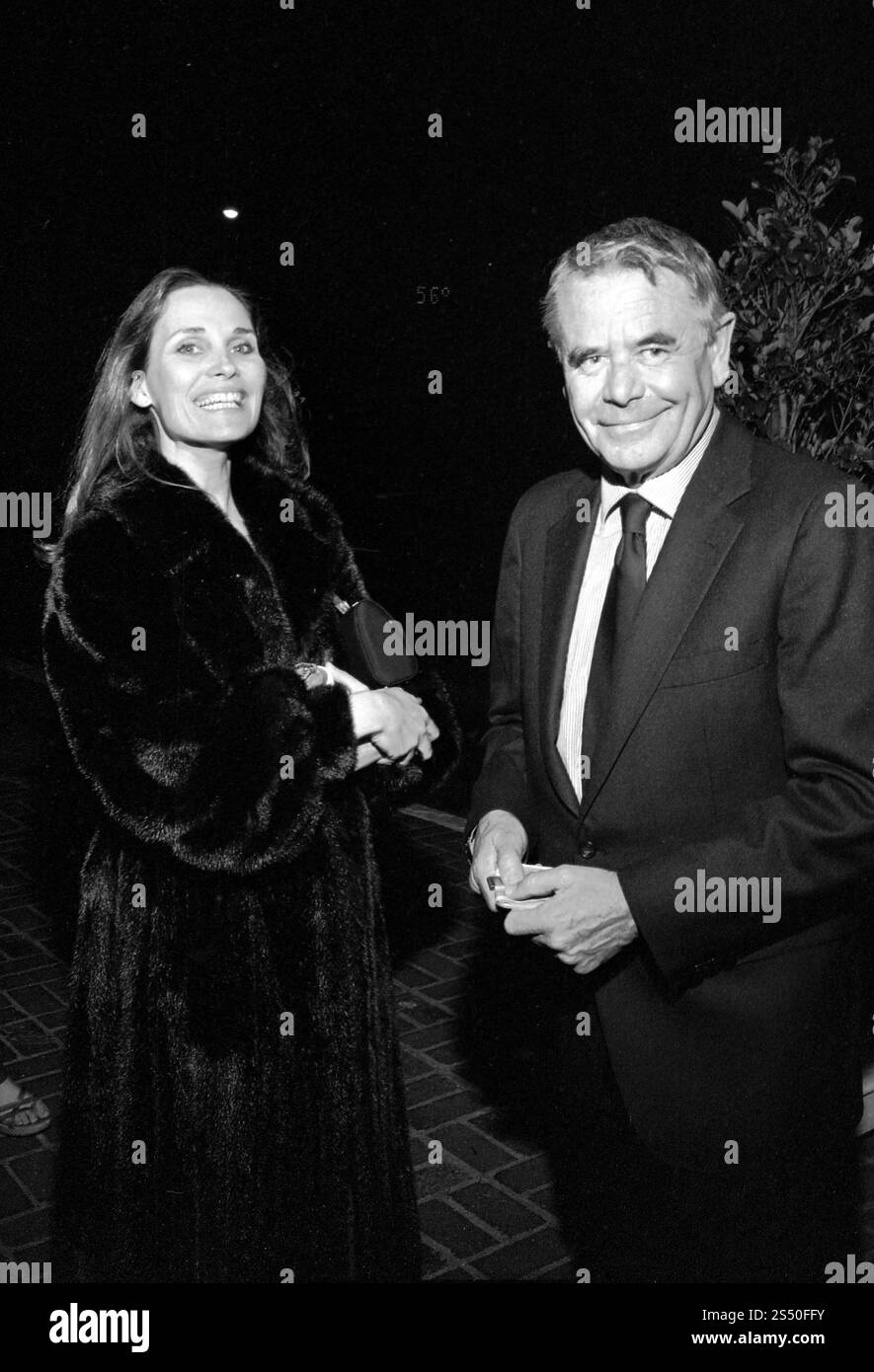 Glenn Ford and wife Cynthia Ford Circa 1980's Credit: Ralph Dominguez ...