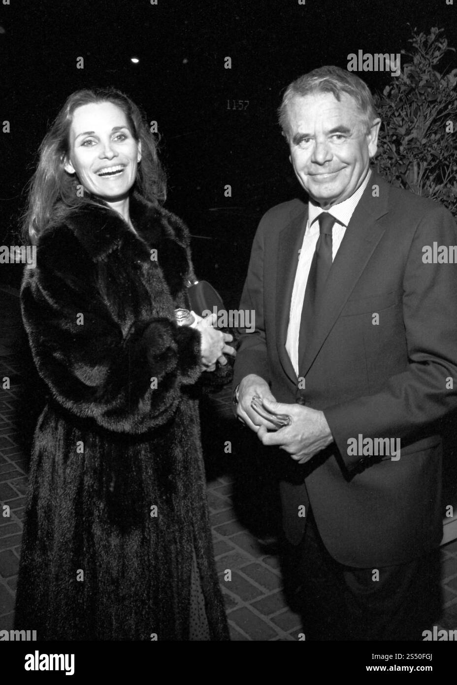 Glenn Ford and wife Cynthia Ford Circa 1980's Credit: Ralph Dominguez/MediaPunch Stock Photo - Alamy