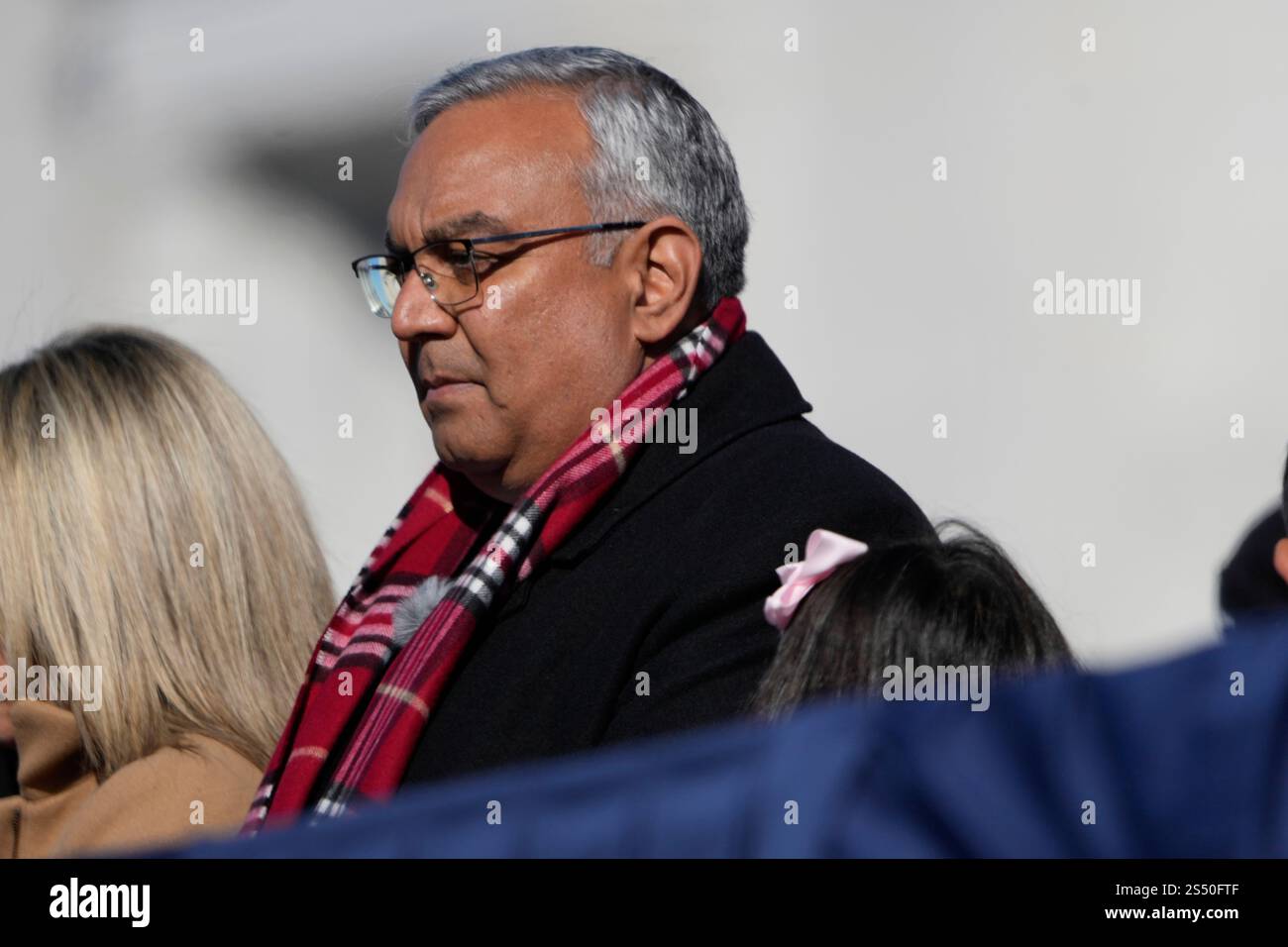 Vivek Malek is seen before being sworn in as Missouri's State Treasurer ...