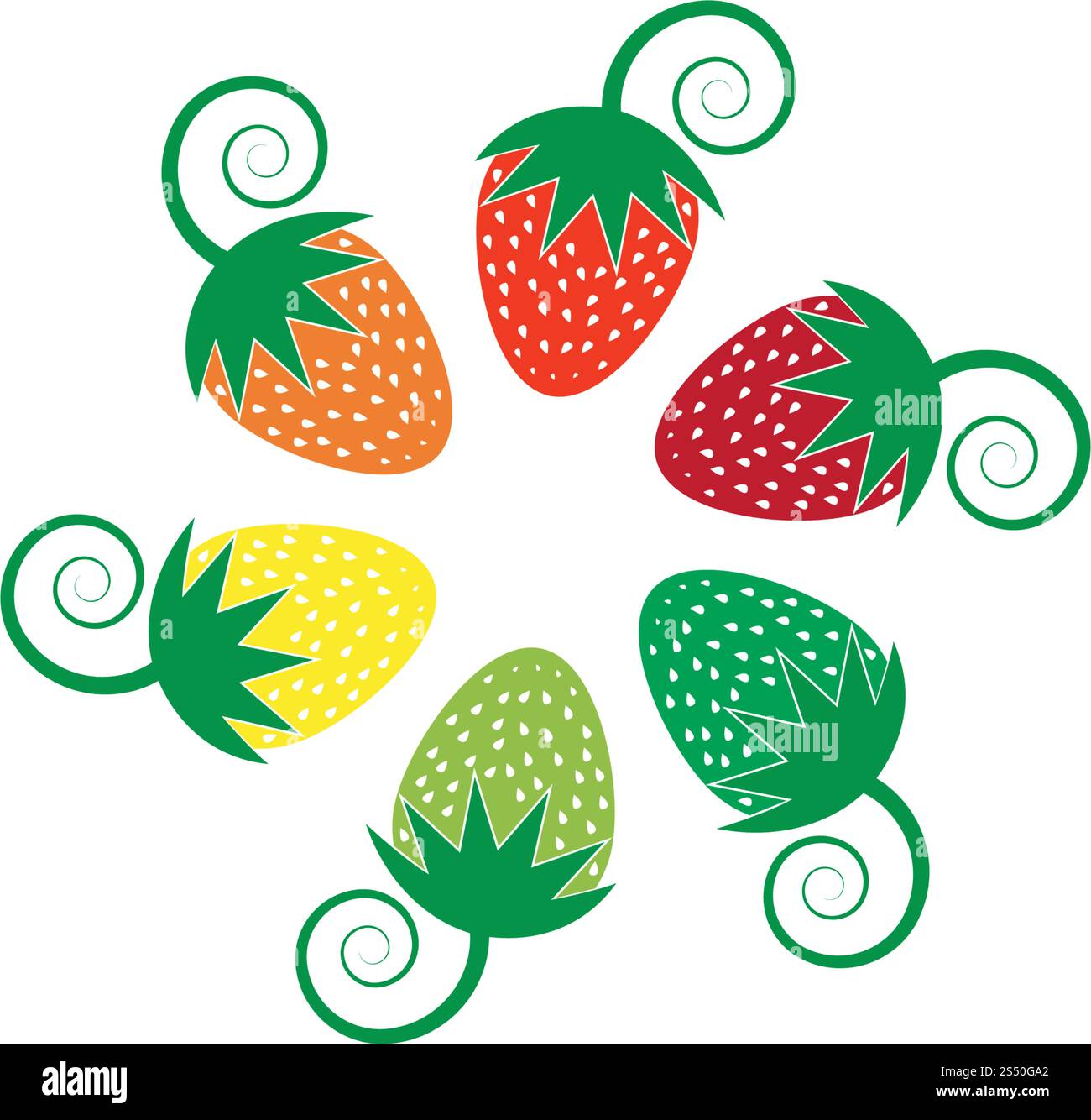 strawberry logo vector Stock Vector Image & Art - Alamy