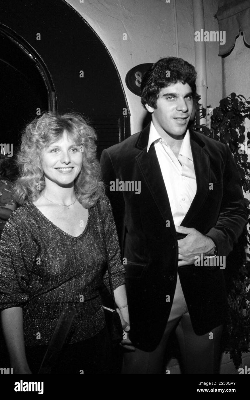 Lou Ferrigno and Carla Ferrigno Circa 1980's Credit: Ralph Dominguez ...