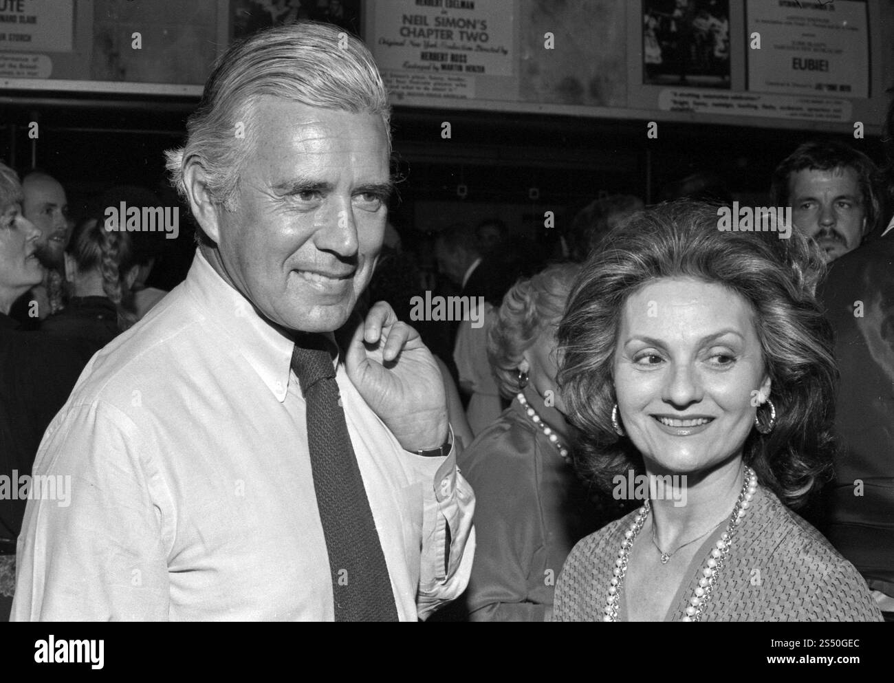 John Forsythe and Julie Forsythe Circa 1980's Credit: Ralph Dominguez ...