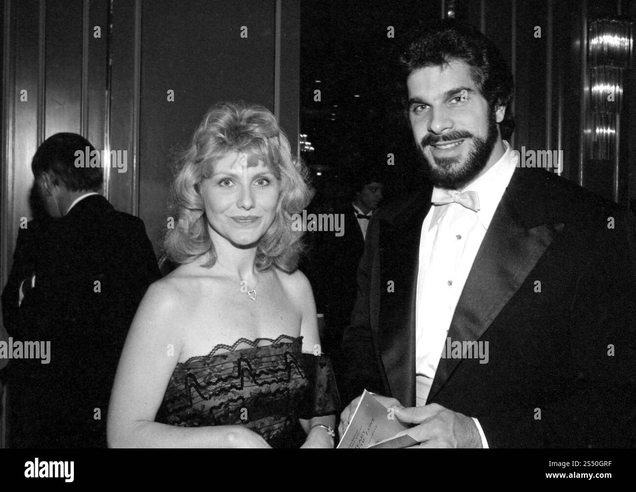 Lou ferrigno carla ferrigno Black and White Stock Photos & Images - Alamy