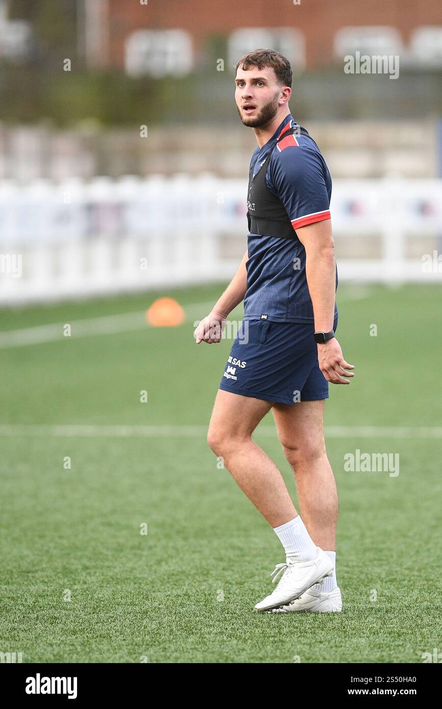 Wakefield, England - 16th December 2024 - Wakefield Trinity's Josh ...