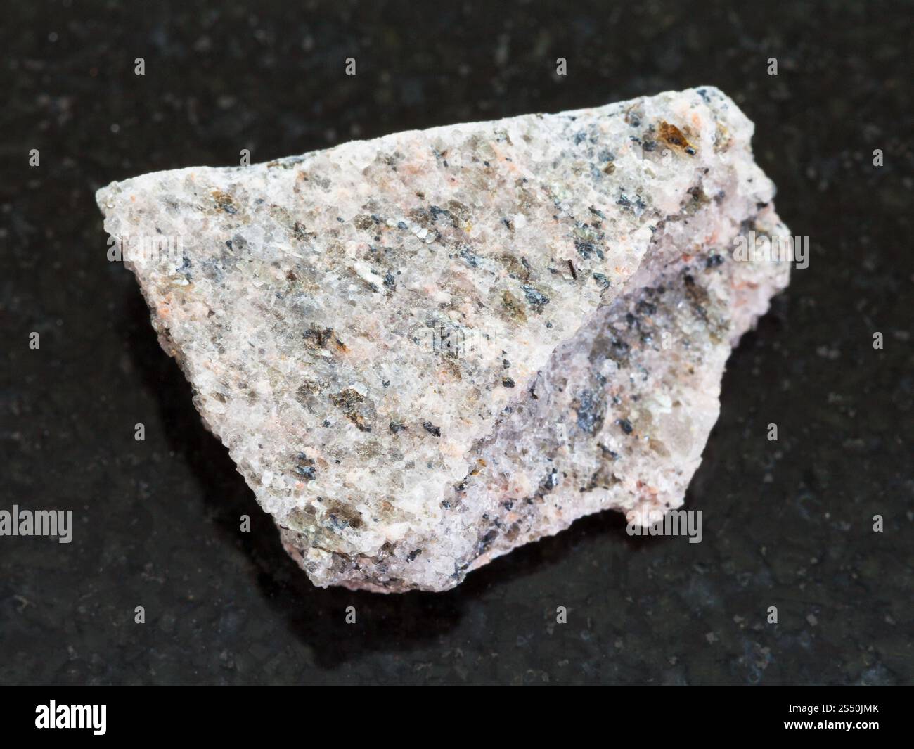 macro shooting of natural mineral rock specimen - raw Schist stone on ...
