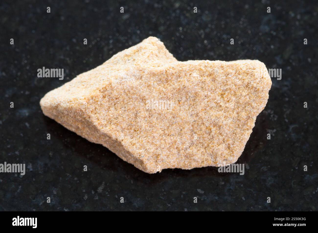 macro shooting of natural mineral rock specimen - raw sandstone stone ...