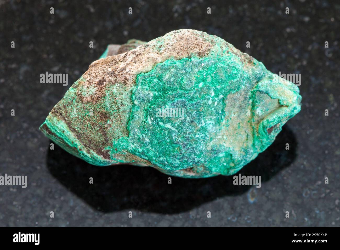 macro shooting of natural mineral rock specimen - rough malachite stone ...