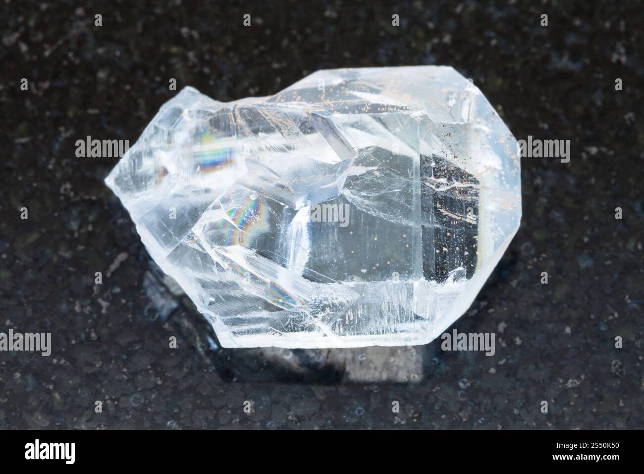 macro shooting of natural mineral rock specimen - raw crystal of ...