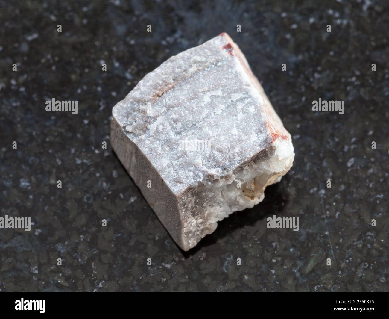 macro shooting of natural mineral rock specimen - raw Rhyolite stone on ...