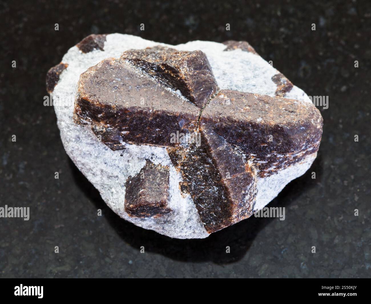 macro shooting of natural mineral rock specimen - raw crystal of ...
