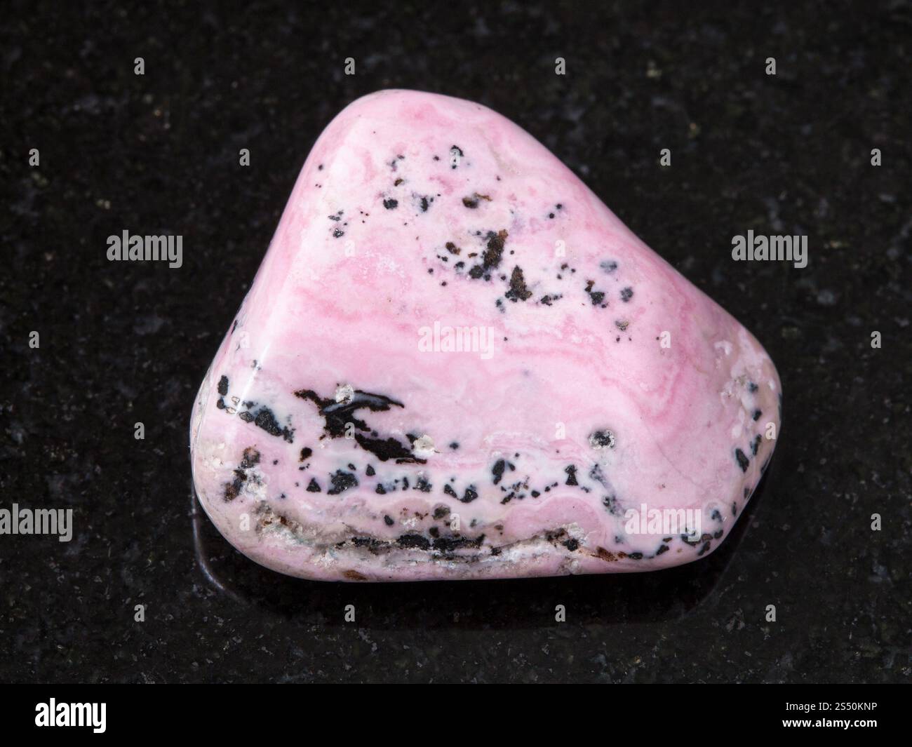 macro shooting of natural mineral rock specimen - polished ...