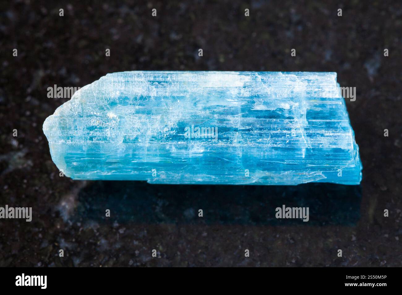 macro shooting of natural mineral rock specimen - rough crystal of ...