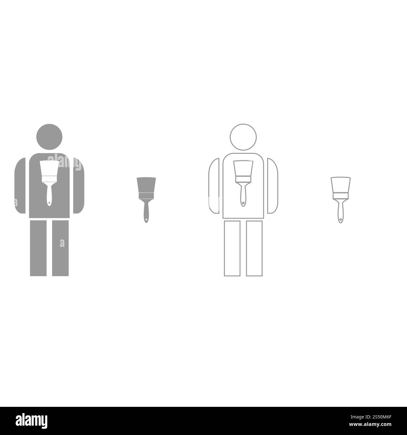 Painting all Cut Out Stock Images & Pictures - Alamy