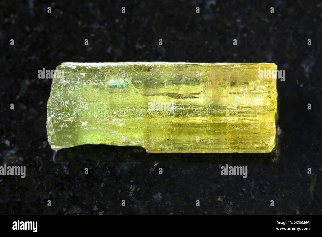 macro shooting of natural mineral rock specimen - rough crystal of ...