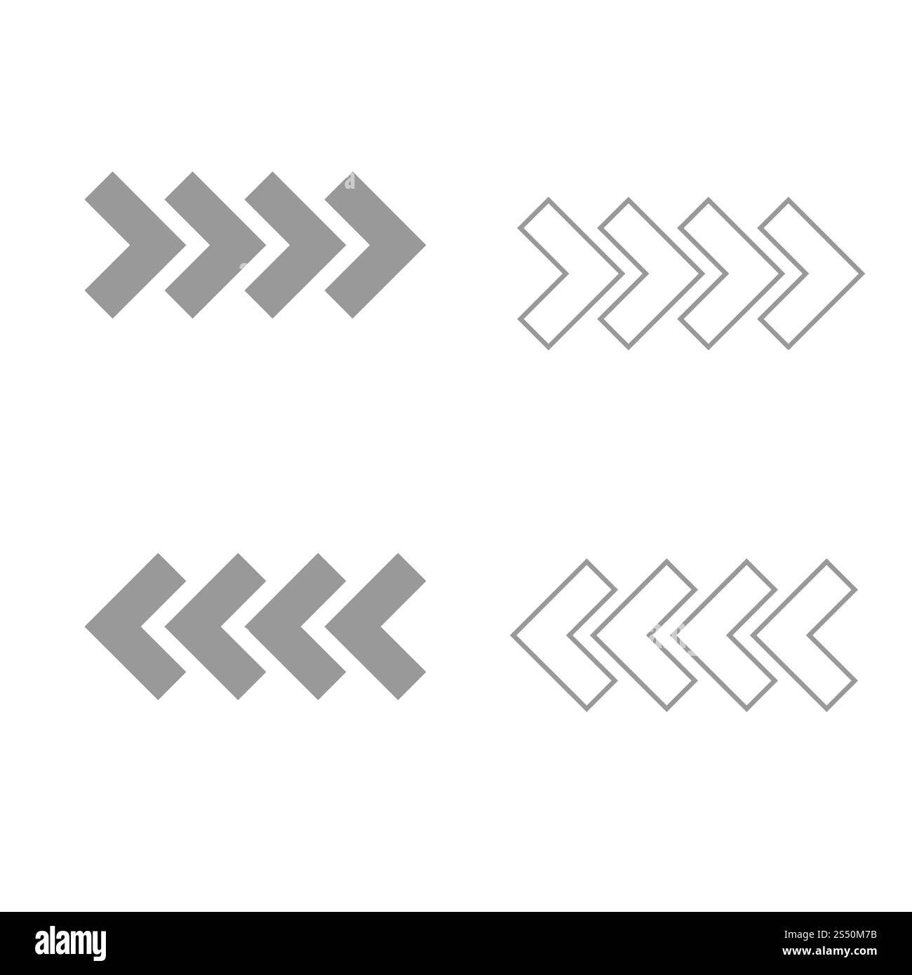 Arrow icon set sign Black and White Stock Photos & Images - Alamy