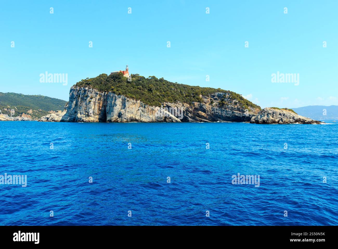 Beautiful rocky sea coast of Palmaria, Tino and Tinetto islands near ...
