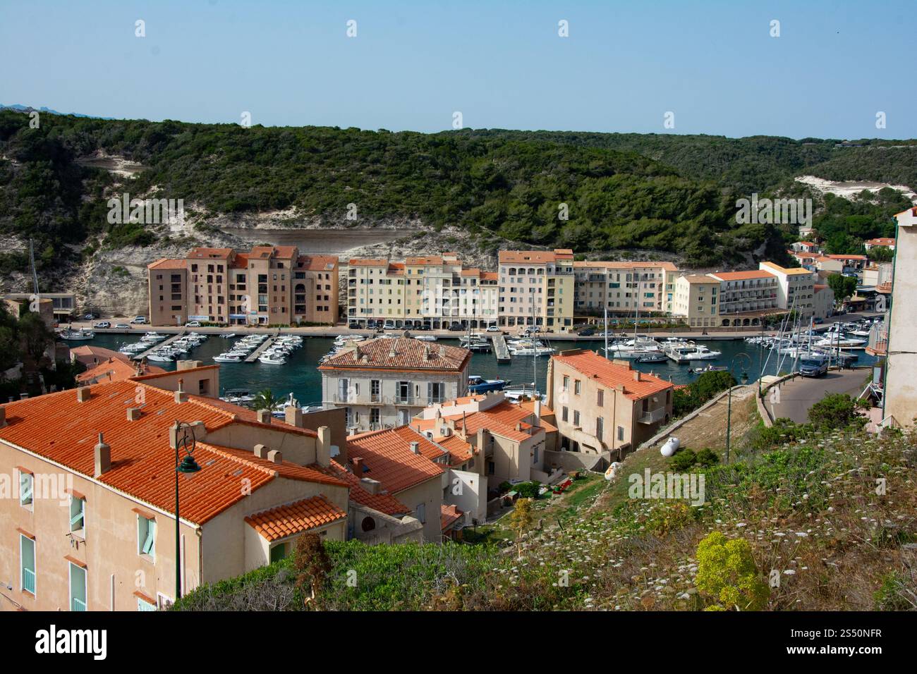 Boats and yachts in marina of Bonifacio Corsica France Stock Photo - Alamy