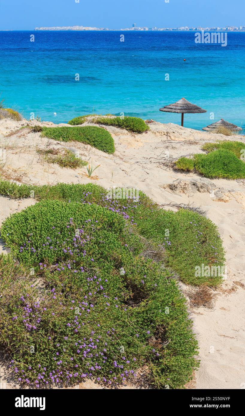 Picturesque Ionian sea beach Punta della Suina, Salento, Puglia, Italy ...