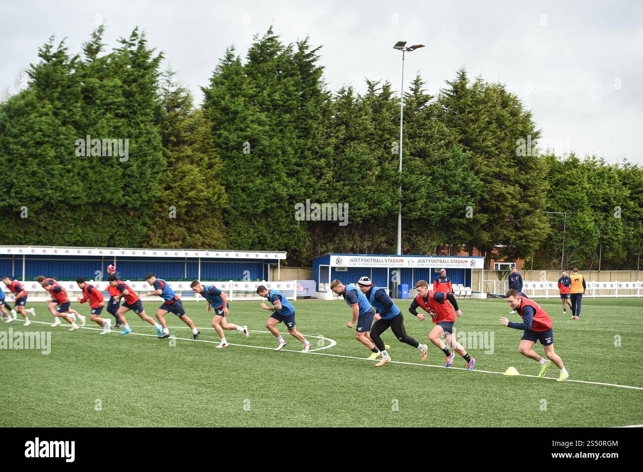 Wakefield, England - 16th December 2024 - Wakefield Trinity pre-season ...