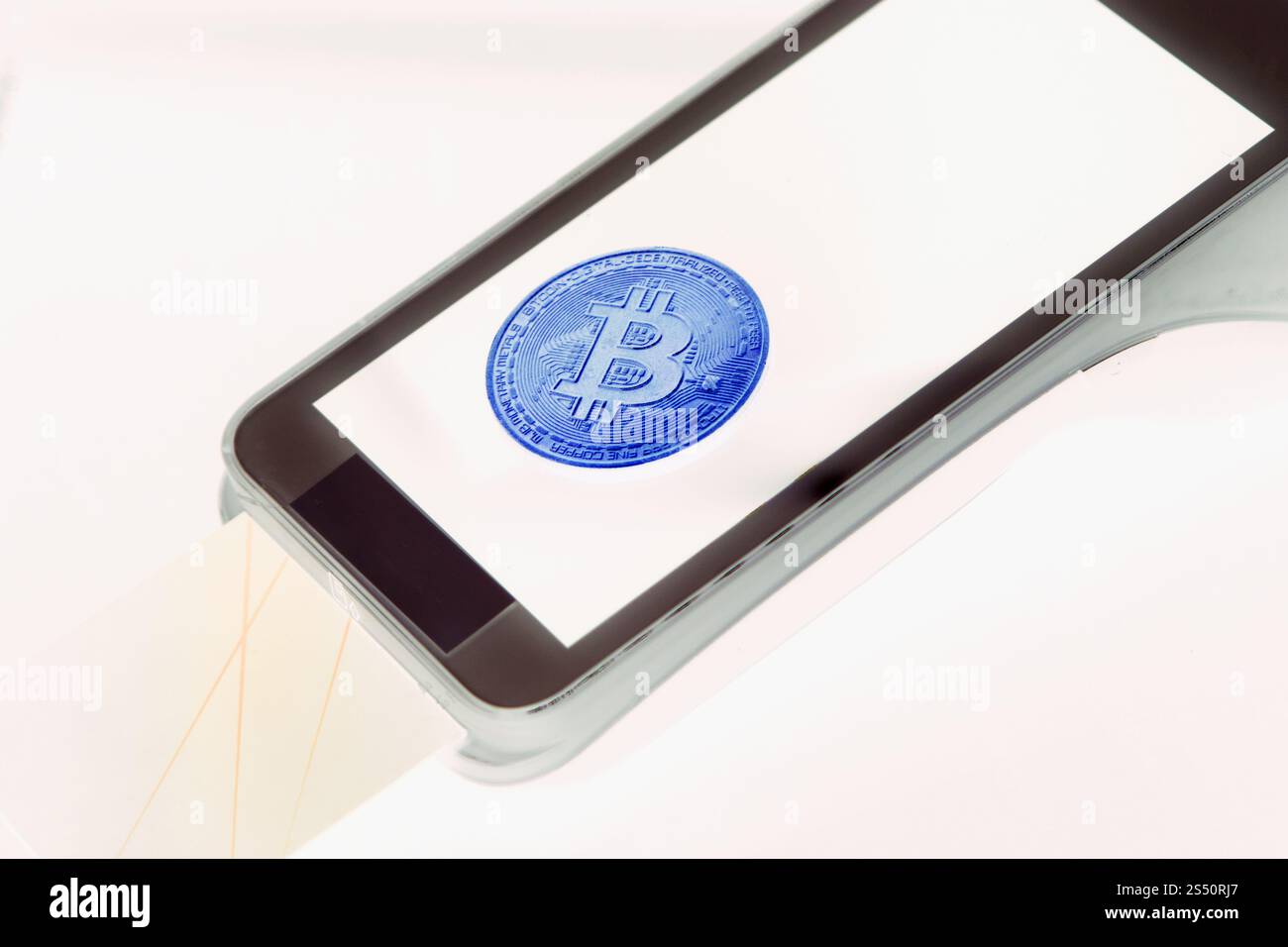 Bitcoin payment concept image Stock Photo - Alamy