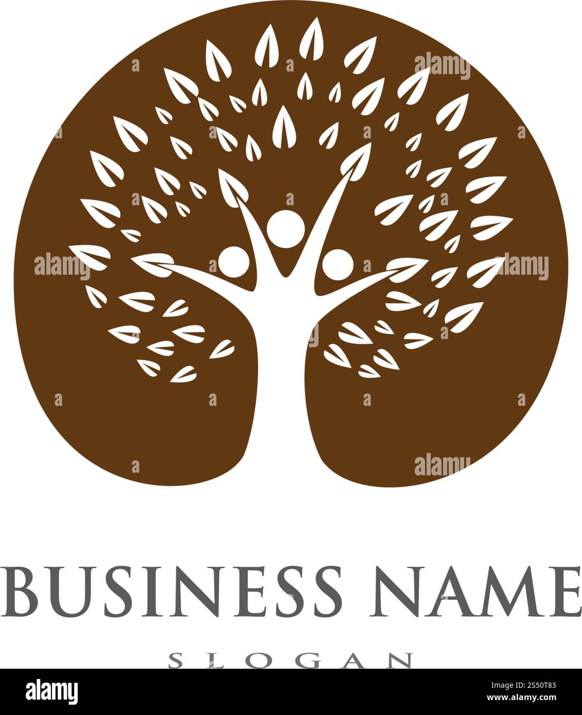 family tree logo template vector illustration Stock Vector Image & Art ...