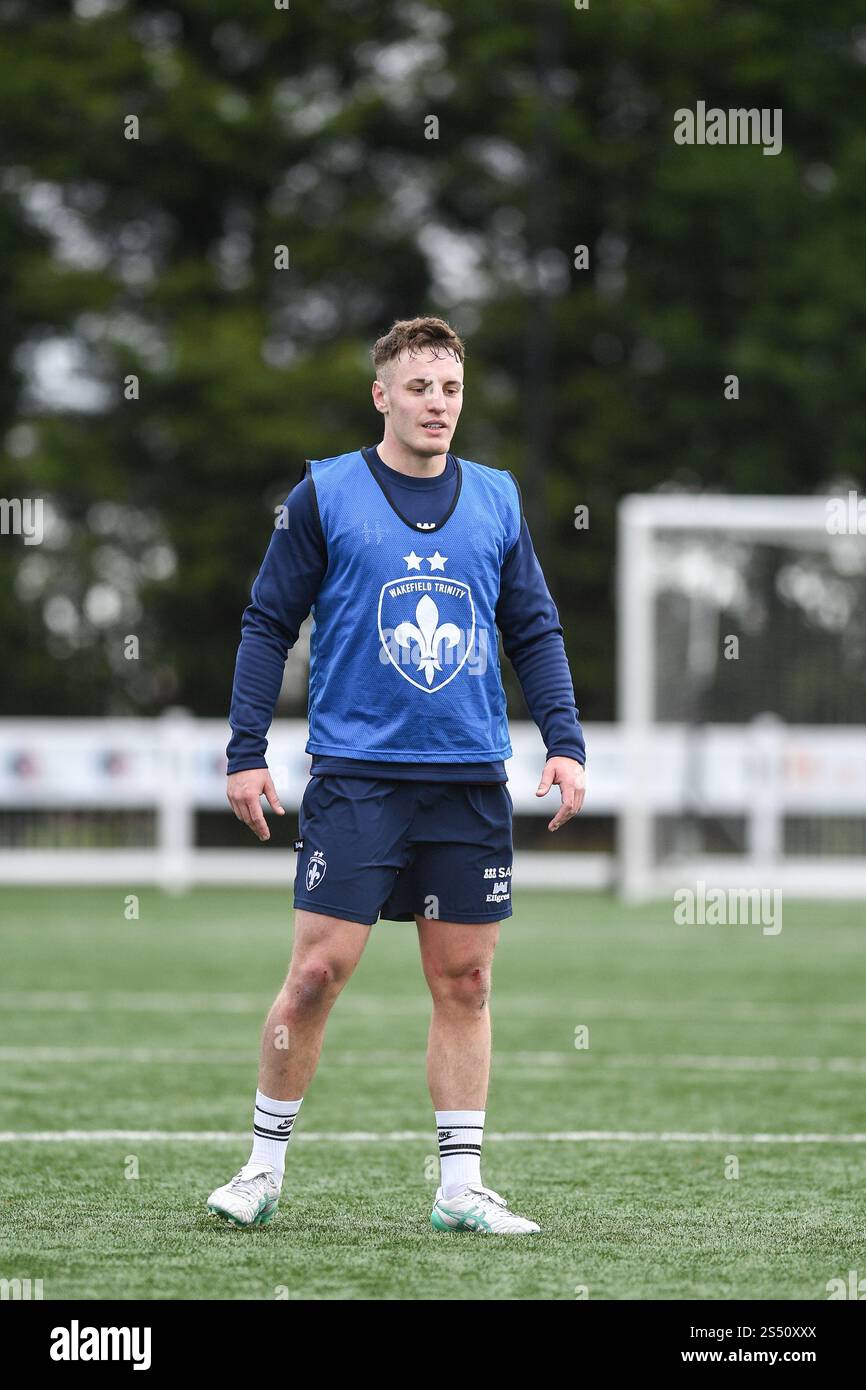 Wakefield, England - 16th December 2024 - Wakefield Trinity's Jake ...