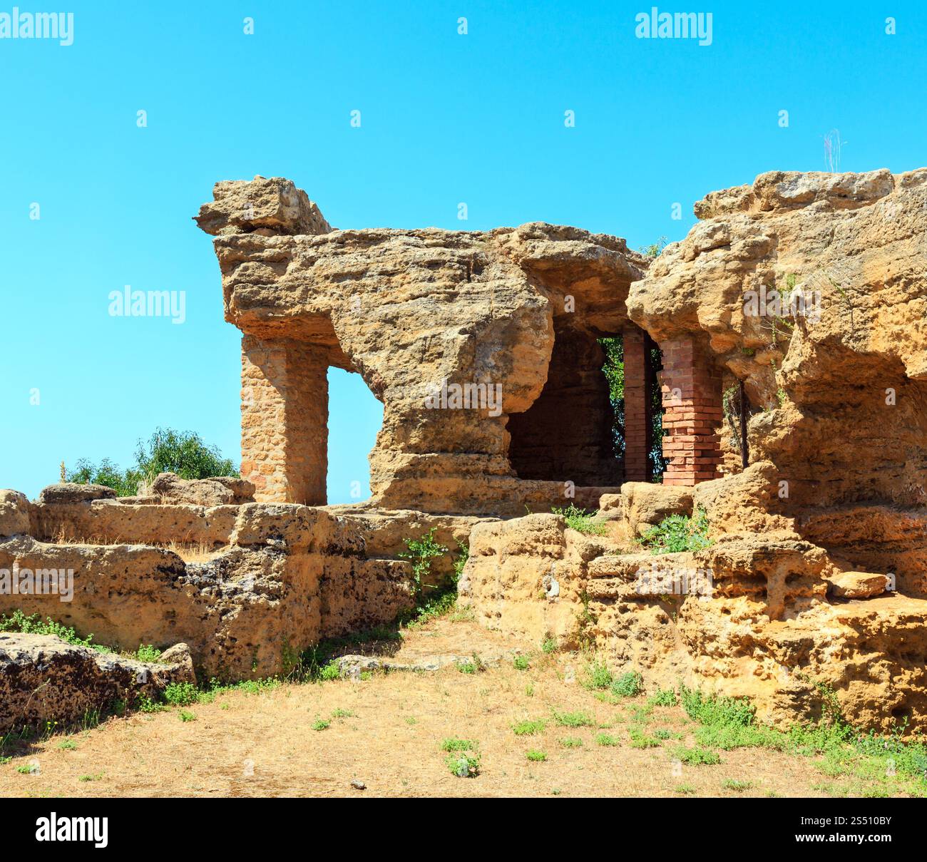 Famous ancient ruins in Valley of Temples, Agrigento, Sicily, Italy ...